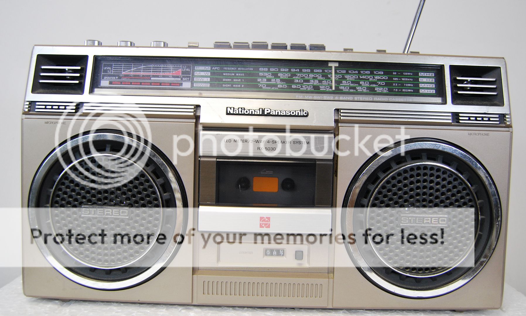 radio cassette NATIONAL PANASONIC RX-5030 ( 12 MESES DE GARANTIA )